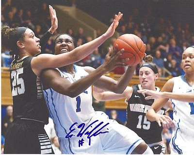 ELIZABETH WILLIAMS Signed 8 x 10 Photo WNBA Basketball DUKE BLUEDEVILS ...