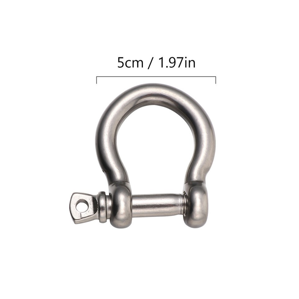 8pcs Practical Metal Shackle Metal Shackle Lifting D-Shaped Lifting ...