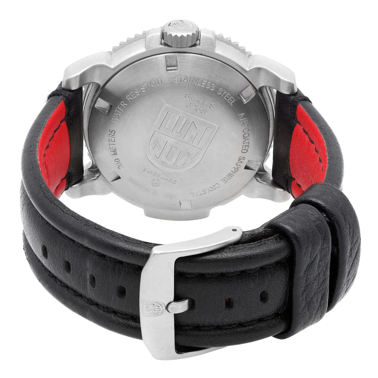 Luminox Modern Mariner 6250 Series Steel Black Dial Quartz Mens Watch ...