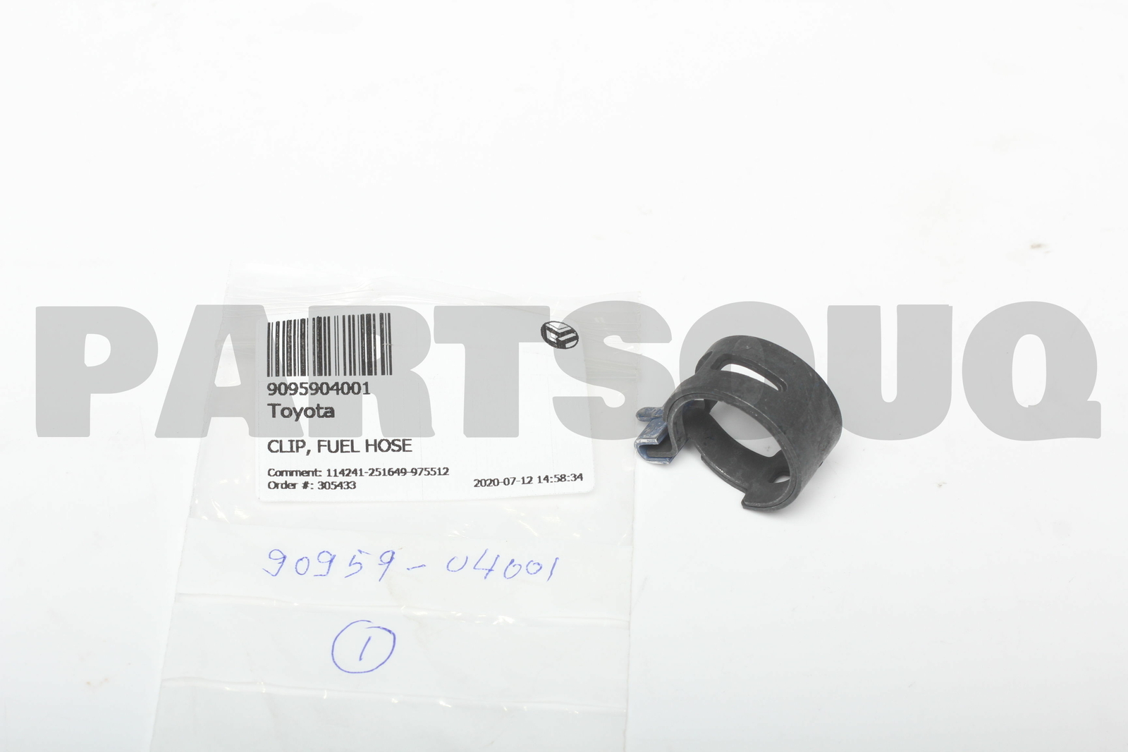 9095904001 Genuine Toyota CLIP, FUEL HOSE 90959-04001 | eBay