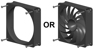 PC Fan Radiator AIO Spacer, 120/140mm Rad x (1) 120mm/140mm Fan, Cowl ...
