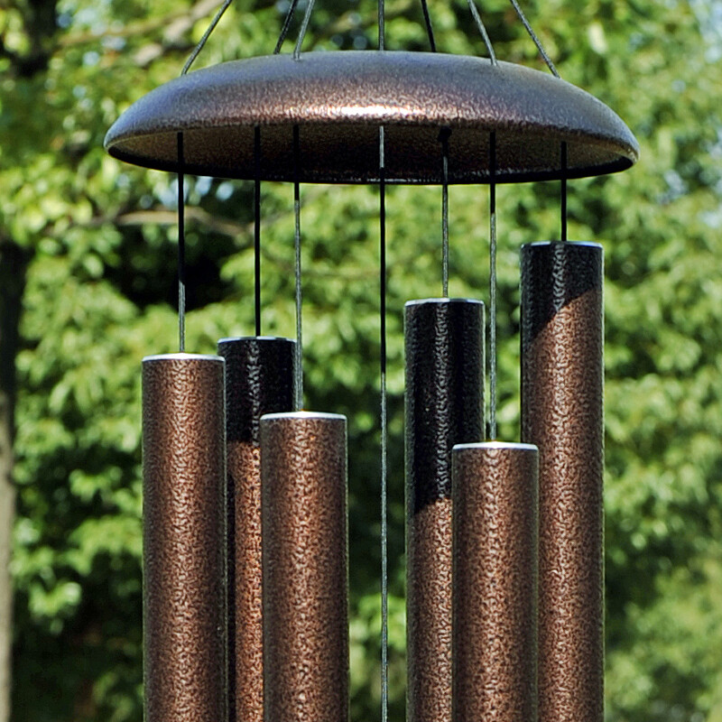 LARGE Metal Tube Windchimes Deep Tone Resonant Bass Sound CHURCH Bell ...