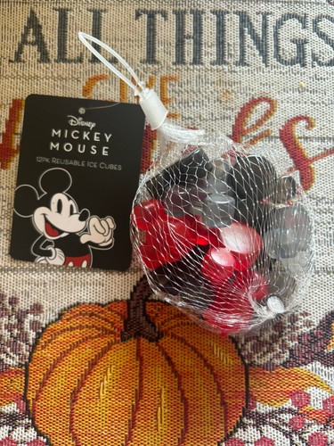 Disney Mickey Mouse Reusable Ice Cubes - Red Black and Grey - 12 Count ...