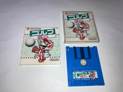Golf US Course with Manual Nintendo Famicom Disk system In Stock A ...