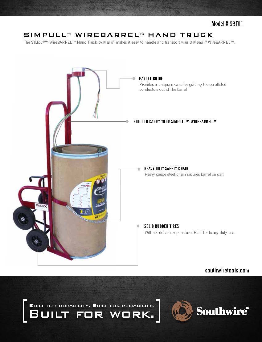Southwire SBT01 SIMPULL BARREL HAND TRUCK | eBay