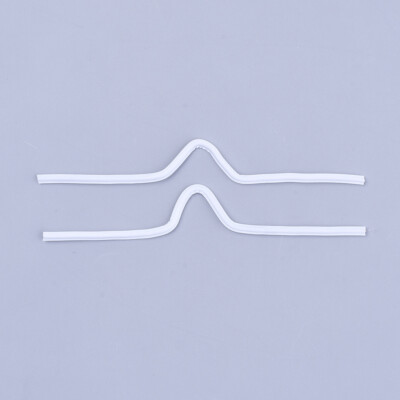 2.7mm White PE Plastic Bendable Wire Galvanized Iron Wire Core Inside ...