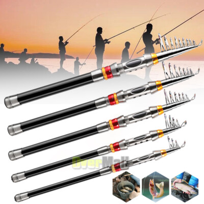 Carbon Fiber Telescopic Fishing Rod 3.6m Retractable Folding Poles for ...