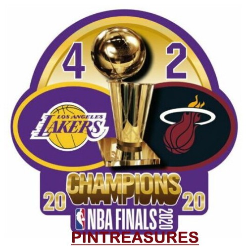 Los Angeles Lakers Pins 2020 vs Miami Heat Score NBA Finals Special ...
