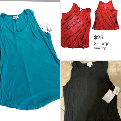 Lularoe Tie Dye Tank Top XL Halloween Skulls NWT Lot 3 | eBay