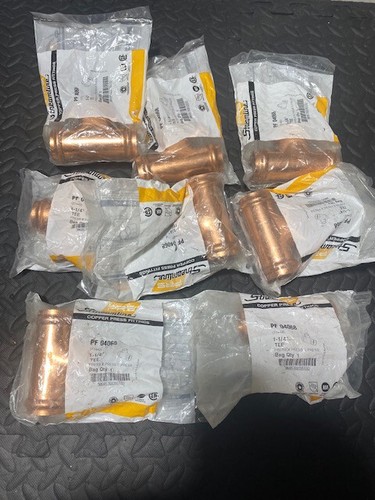 Streamline Copper ProPress fittings 1-1/4" Tee (LOT OF 2) | eBay