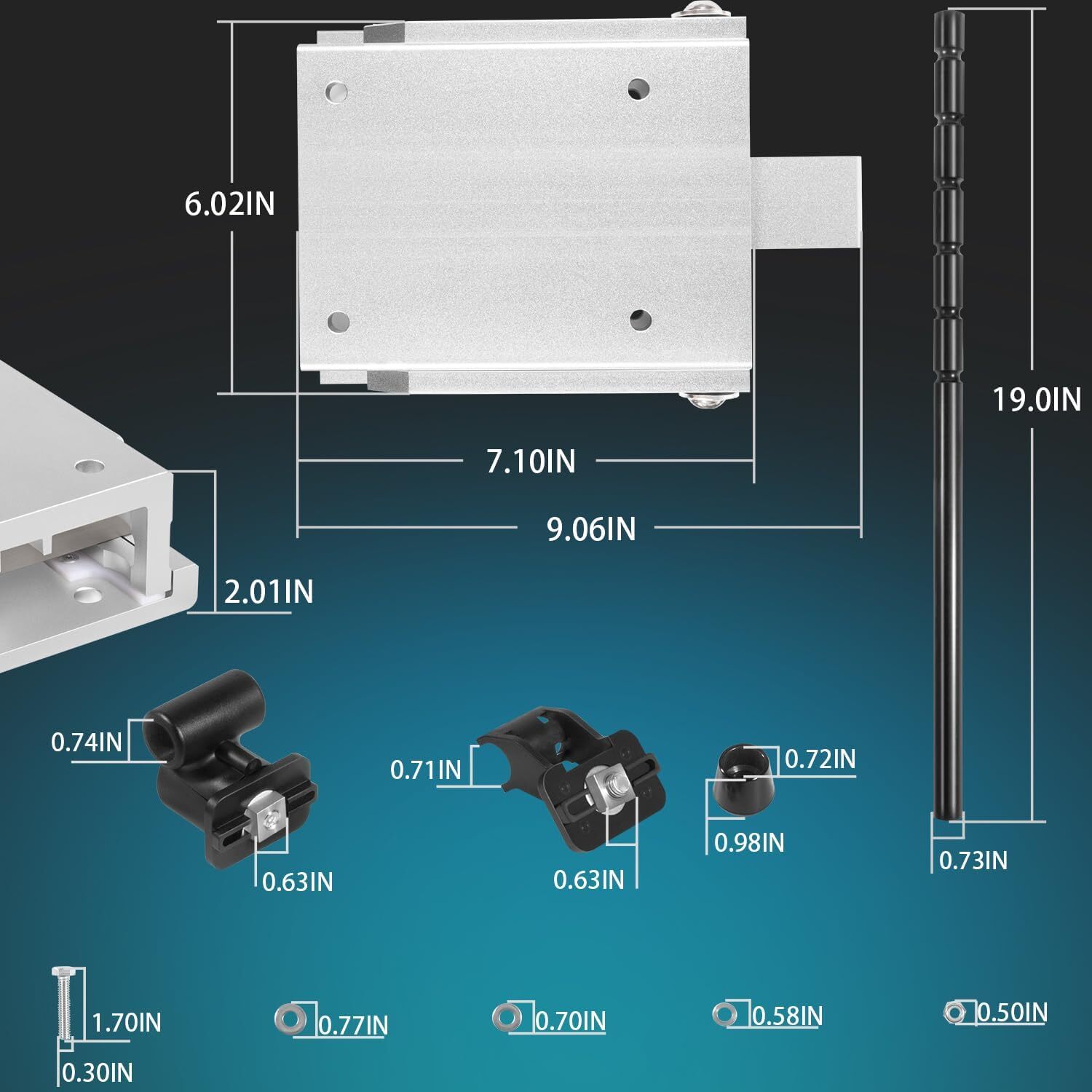 1810222 Talon Tilt Bracket for Talon shallow water anchor 10' & 12 ...