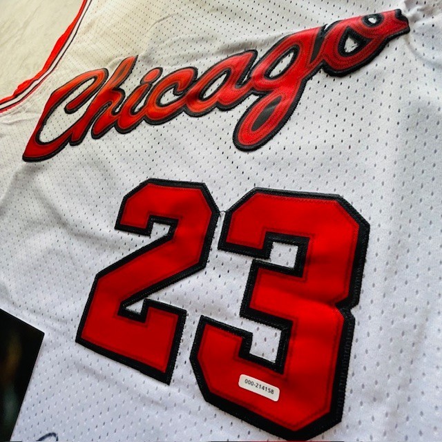 *NO RESERVE* Michael Jordan Signed Jersey White Bulls #23 Autograph Coa ...