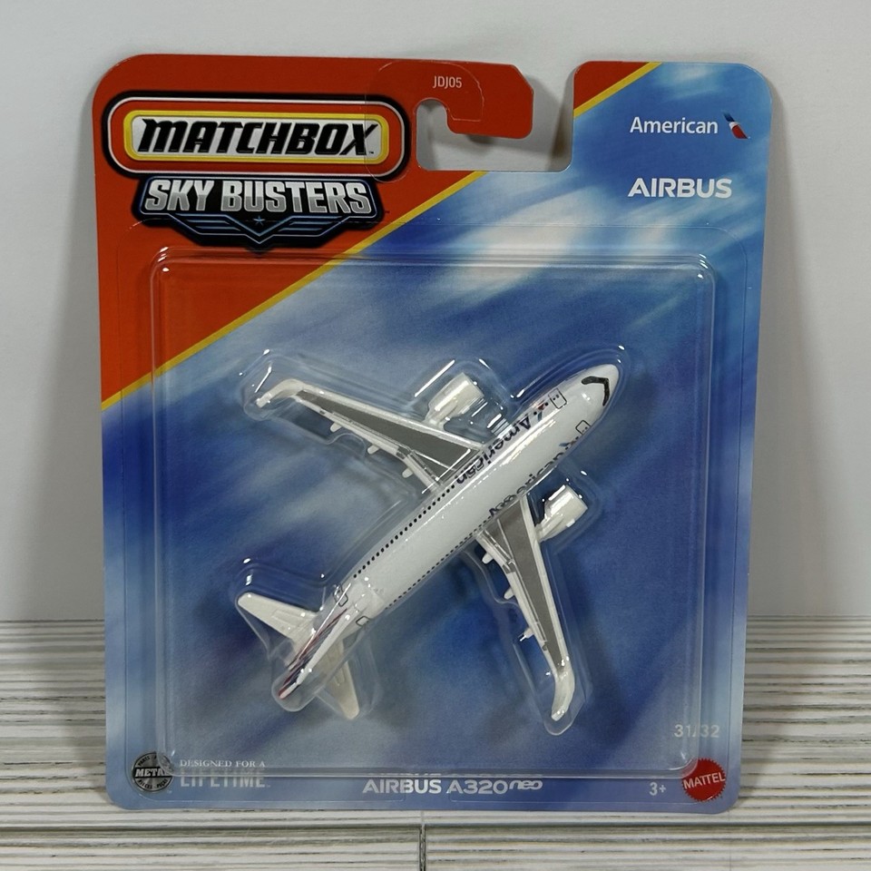 2025 Matchbox Sky Busters American Airlines Airbus A320 Neo - Free ...