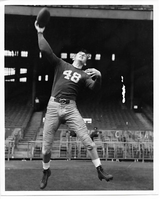1943 Angelo Bertelli original UPI 8x10 black and white photo Notre Dame ...
