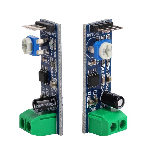 LM386 Power Amplifier Board 200 Times Gain Mono Power Amplifier Module ...