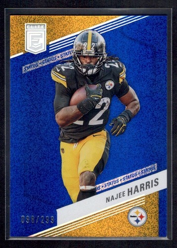 Najee Harris 2023 Donruss Elite Status Sparkle 98/299 Pittsburgh ...