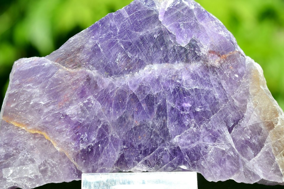 Slice - Amethyst - 1 polished face - 152 grams - Brazil | eBay UK