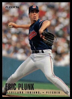1996 Fleer Cleveland Indians Eric Plunk #13 Cleveland Indians Baseball Card | eBay