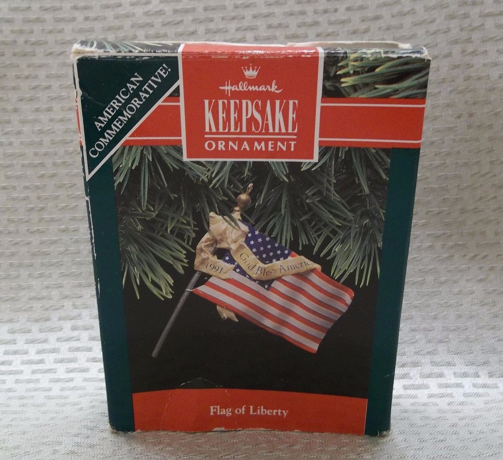 Hallmark Flag Of Liberty Vintage Christmas Ornament 1991 Holiday | eBay