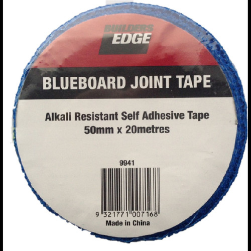 Builders Edge BLUEBOARD JOINT TAPE Self Adhesive Drywall Tape 50mmx20m ...