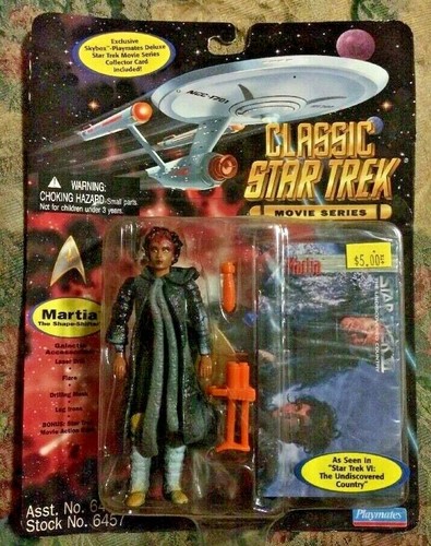 Playmates Star Trek Martia Action Figure Classic Star Trek Movie Series ...
