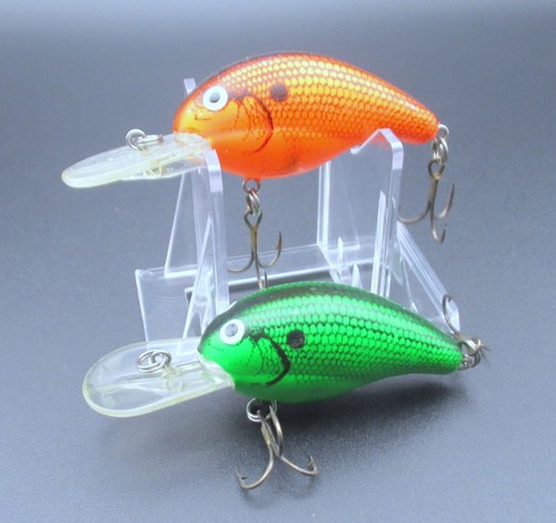 Lot of 2 Vintage Mister Twister Color C Lector Orange Green Fishing ...