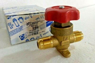 Castel 6210/4 1/2" Flare Hand Valve - Italy | eBay