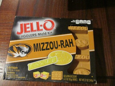 Missouri Tigers Jello MIZZOU-RAH Jigglers Mold Kit NEW! 2 mold trays | eBay
