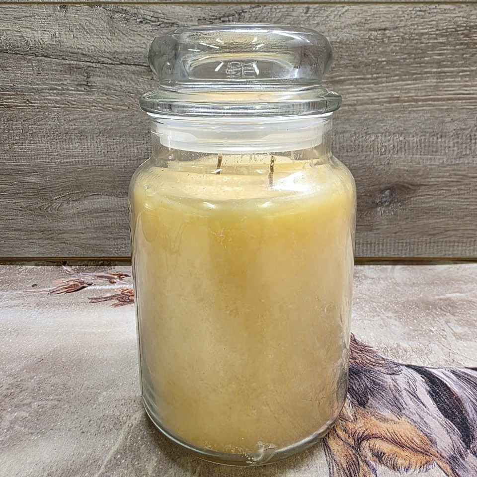 Village Candle Large Jar Maple Butter Premium Luxury Twin Wick USA Rare ...