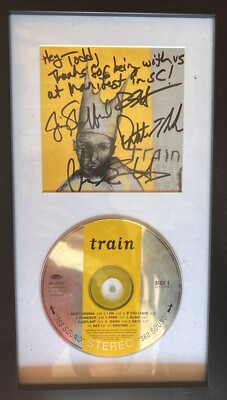 Train by Train (CD, 1998 Aware/Sony Records) Autographed full band ...