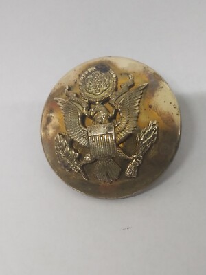 Vintage WW2 Officers HAT Badge PIN WW2 Meyers Metals Medals company | eBay