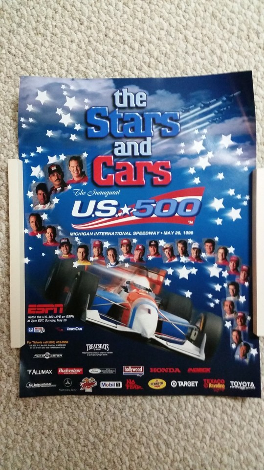 U.S. 500 Poster ... INDY 500 ..... Brand new 1996 | eBay
