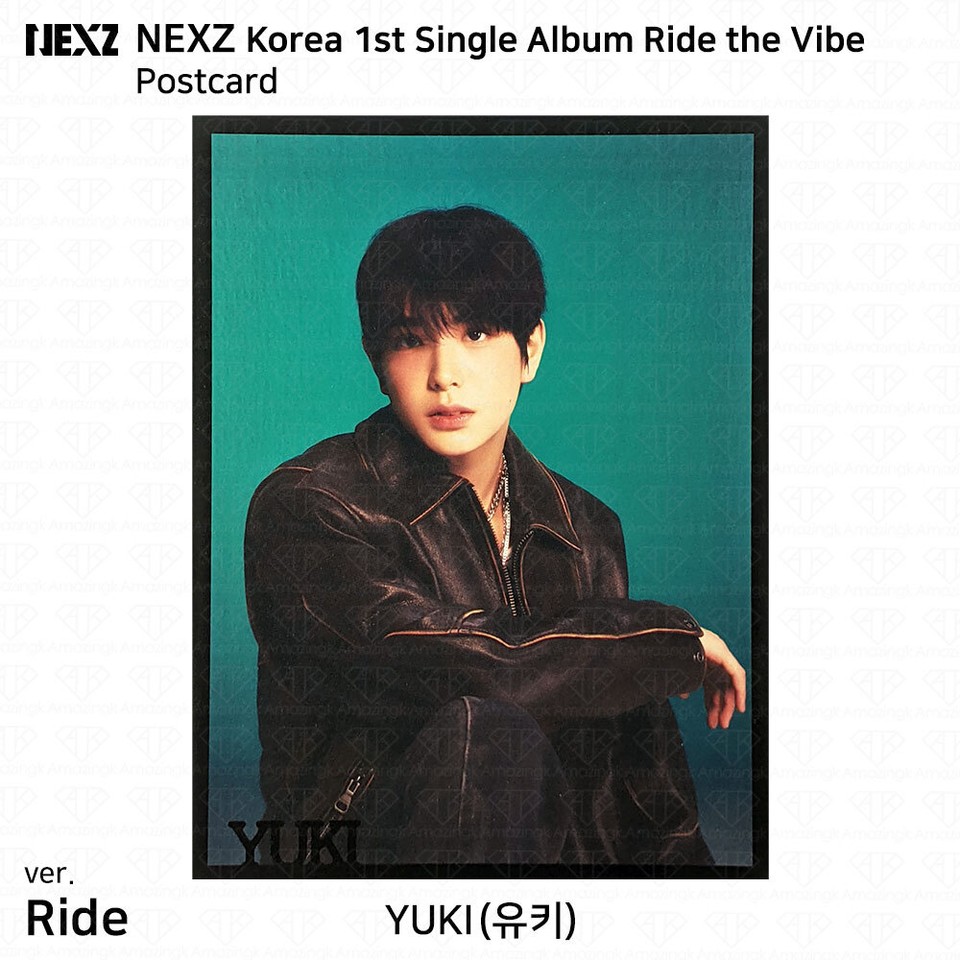 NEXZ Korea 1st Single Album Ride the Vibe Official Photocard Postcard YU SO GEON | eBay