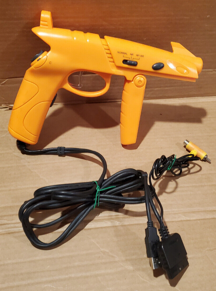 PlayStation 2 PS2 gun Playtech Shooter Light GunCon Tested & Works | eBay
