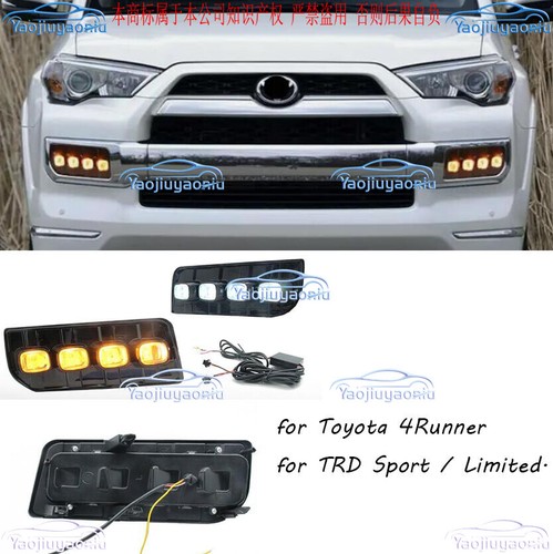 LED DRL Daytime Running Light Kit Fog Lamp 2pcs For 2014-2023 Toyota ...