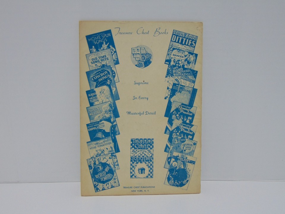 Treasure Chest Of Old Time Song Hits 1935 Treasure Chest Publications ...