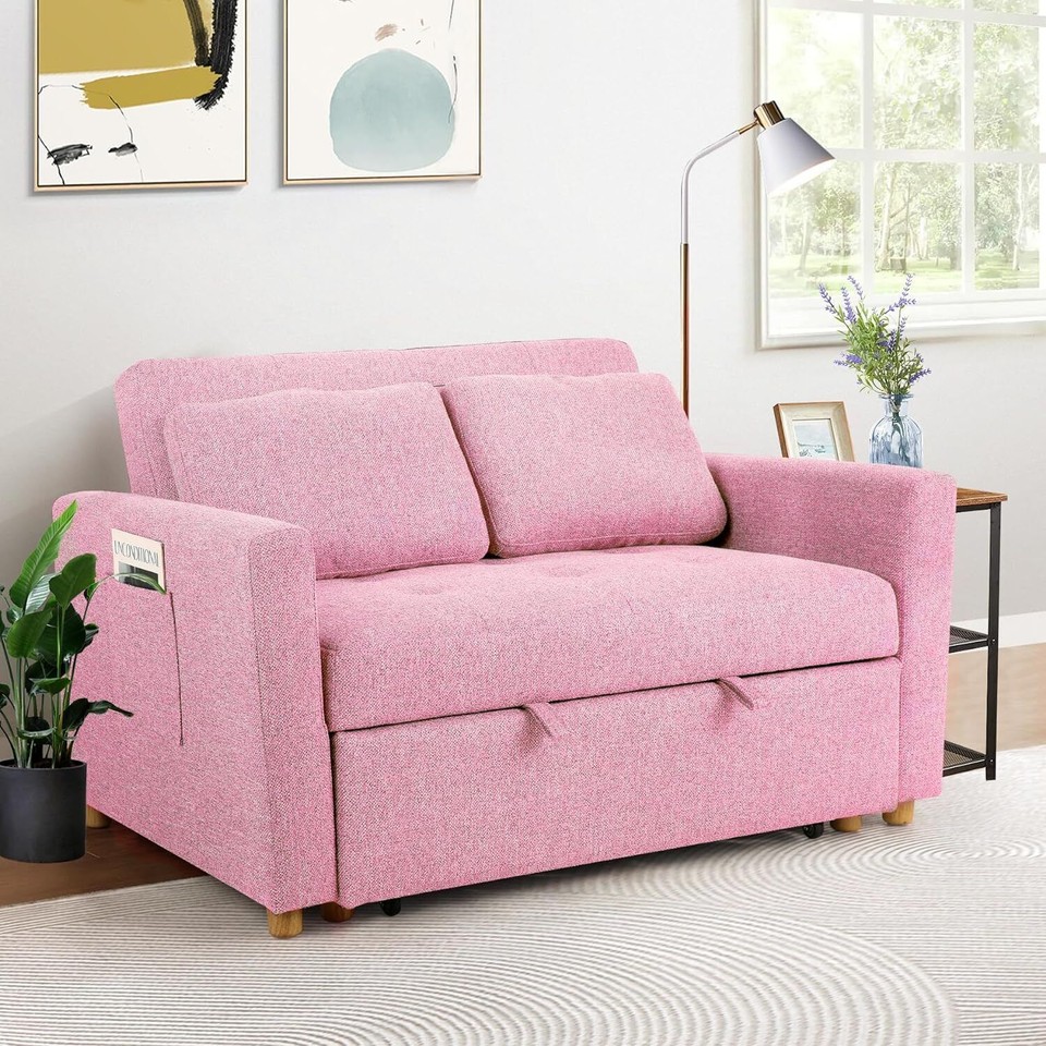 3-in-1 Sleeper Sofa Convertible Pull Out Couch Bed Futon Sofa Loveseat Office* | eBay