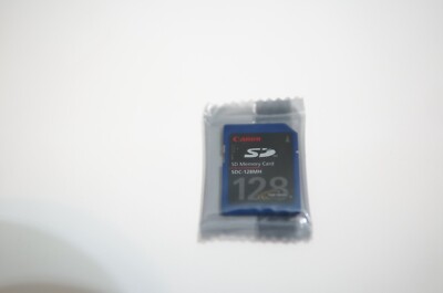 NEW Genuine Canon 128MB high speed SD Memory Card Sealed in Package SDC ...