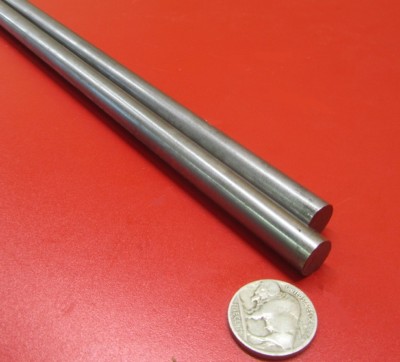 12L14 Steel Unpolished Rod Round Bar, 7/16" Dia x 6 Foot Length, 2 Pc ...