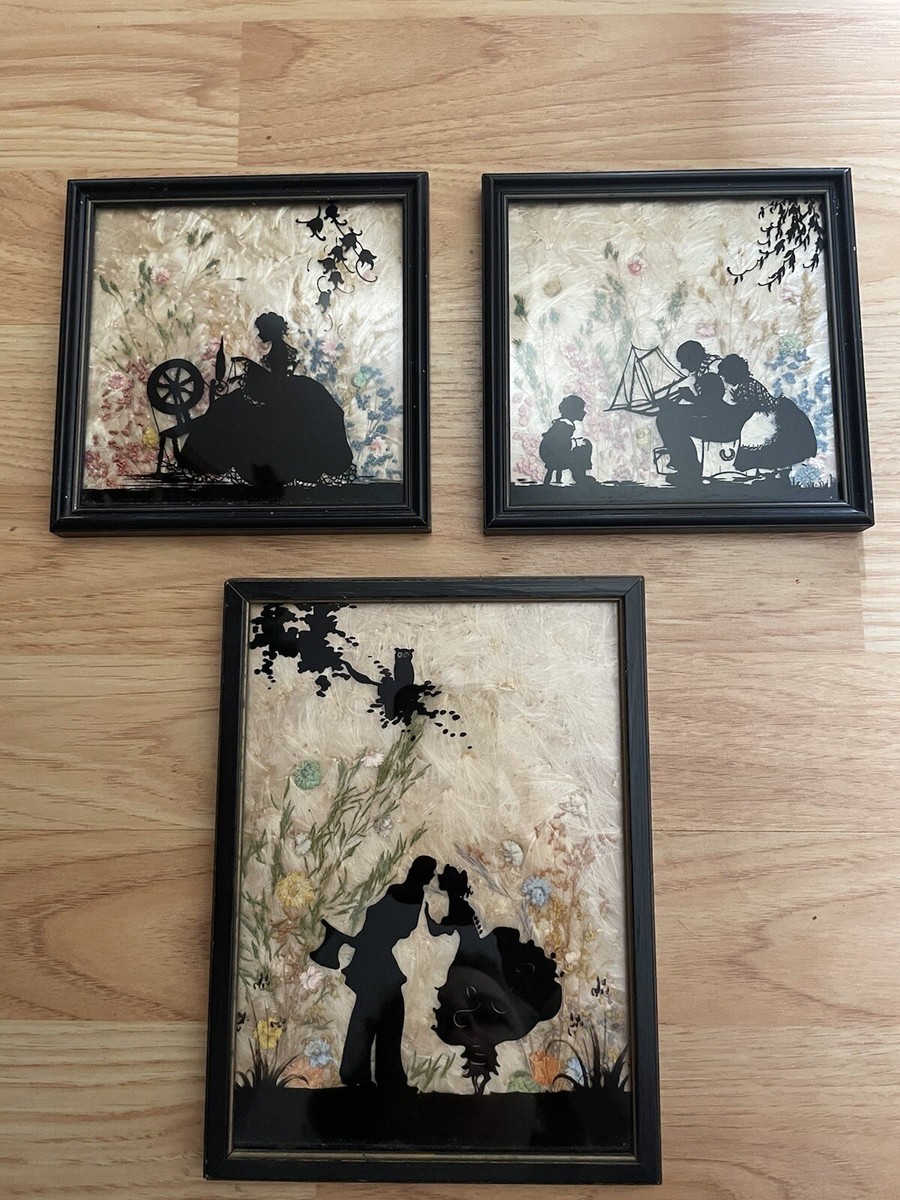 Antique Reverse Silhouette