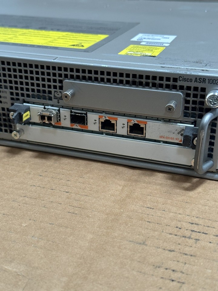 Cisco ASR1002-X Series Router with Dual AC Power | eBay