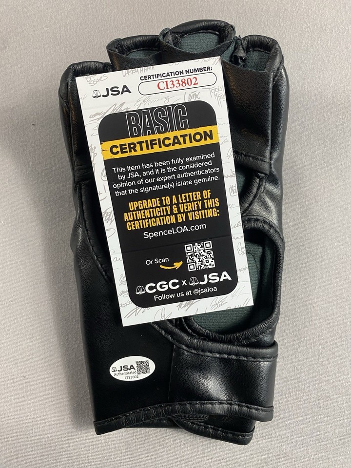 JAN BLACHOWICZ AUTOGRAPH UFC/MMA FIGHT GLOVE POLAND JSA CI33802 | eBay