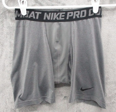 Nike Pro Combat Compression Shorts Mens Large Gray Workout Wear Jock ...