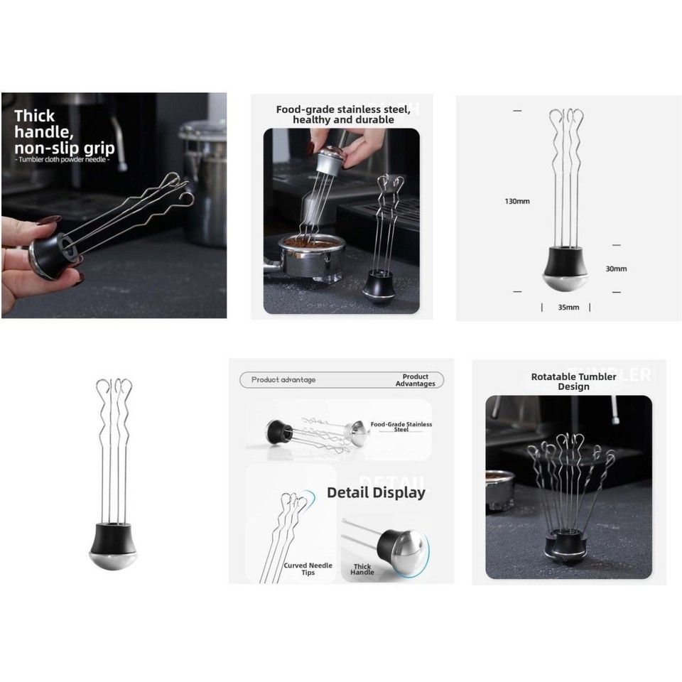 Stainless Steel Coffee Needle with Compact Size for Convenient Use and ...