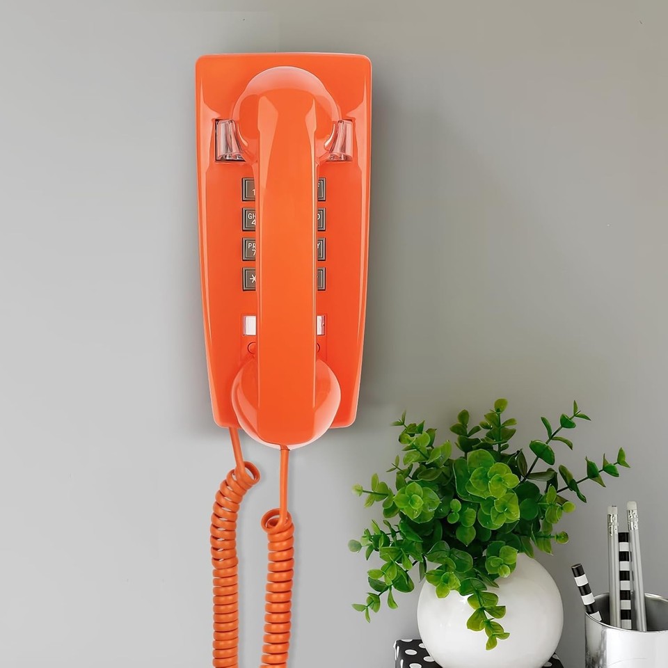Retro Wall Phones for Landline with Loud Mechanical Ringing Vintage ...