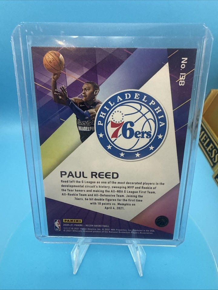 2020-21 Panini Recon - #138 Paul Reed (RC) | eBay