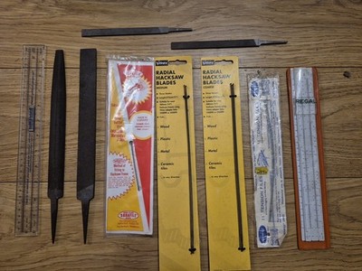 Clockmaker Files Radial Saw Blades Rules Ex Clockmakers Tool Collection ...