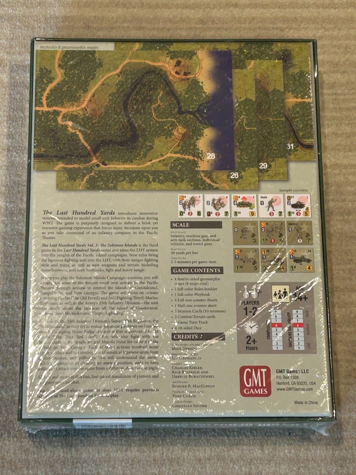 The Last Hundred Yards: Volume 3 - The Solomon Islands GMT Games 2110 ...