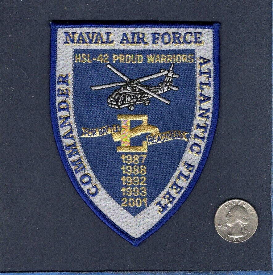 HSL-42 PROUD WARRIORS BATTLE E 1987 88 92 93 2001 NAVY Helicopter ...