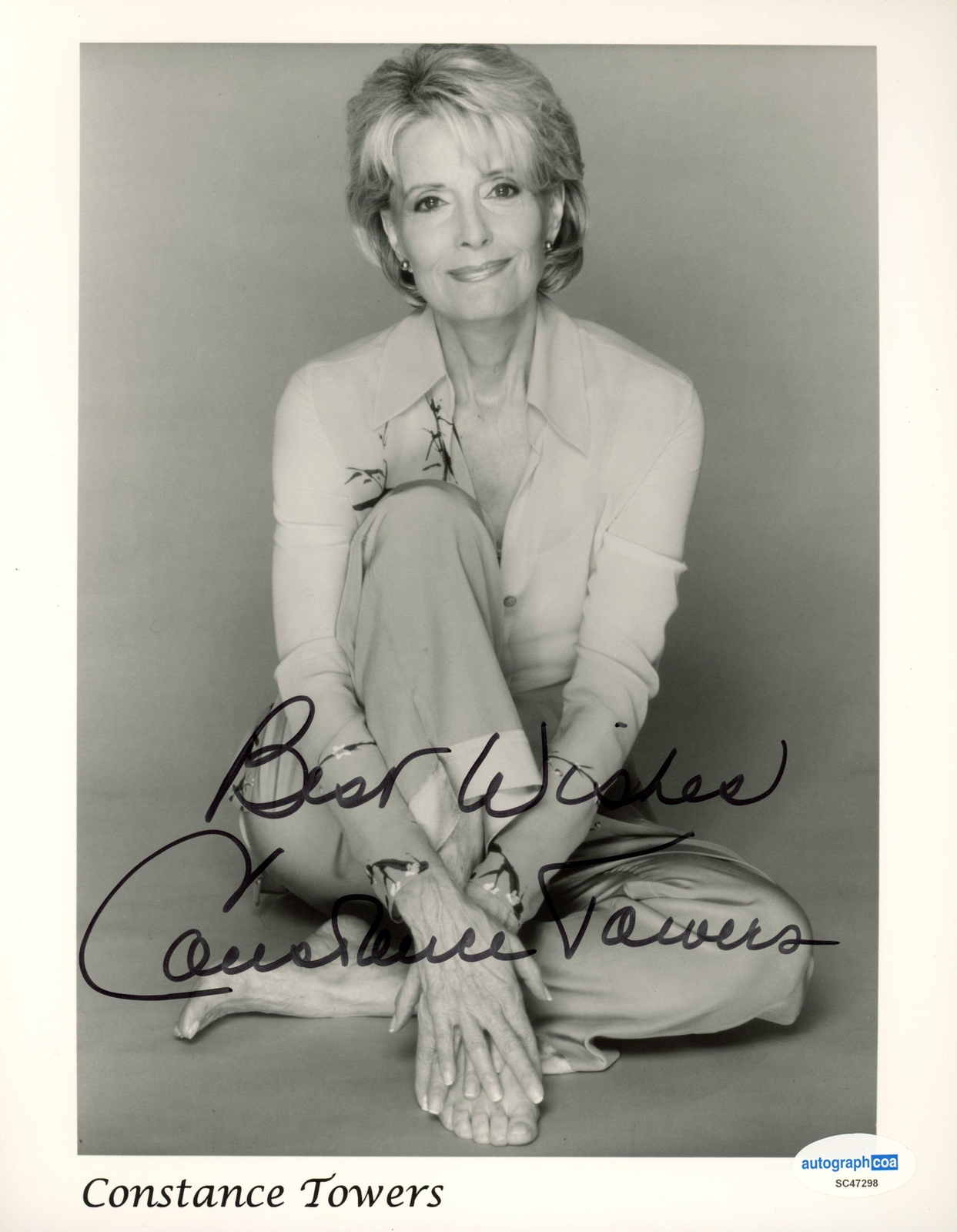 Constance Towers "General Hospital" AUTOGRAPH Signed Autographed 8x10 ...